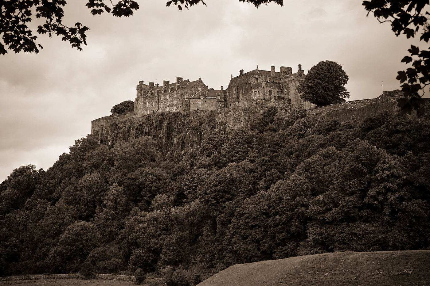 "Castles of Time: A Scottish Odyssey in Sepia"